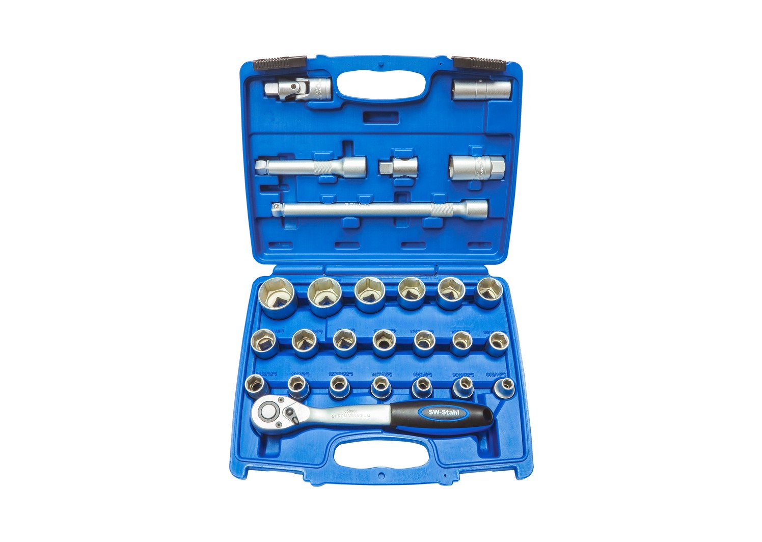 SW-STAHL set alata 1/2" gedore sa račnom i nastavci 27 dijelni, 07624L